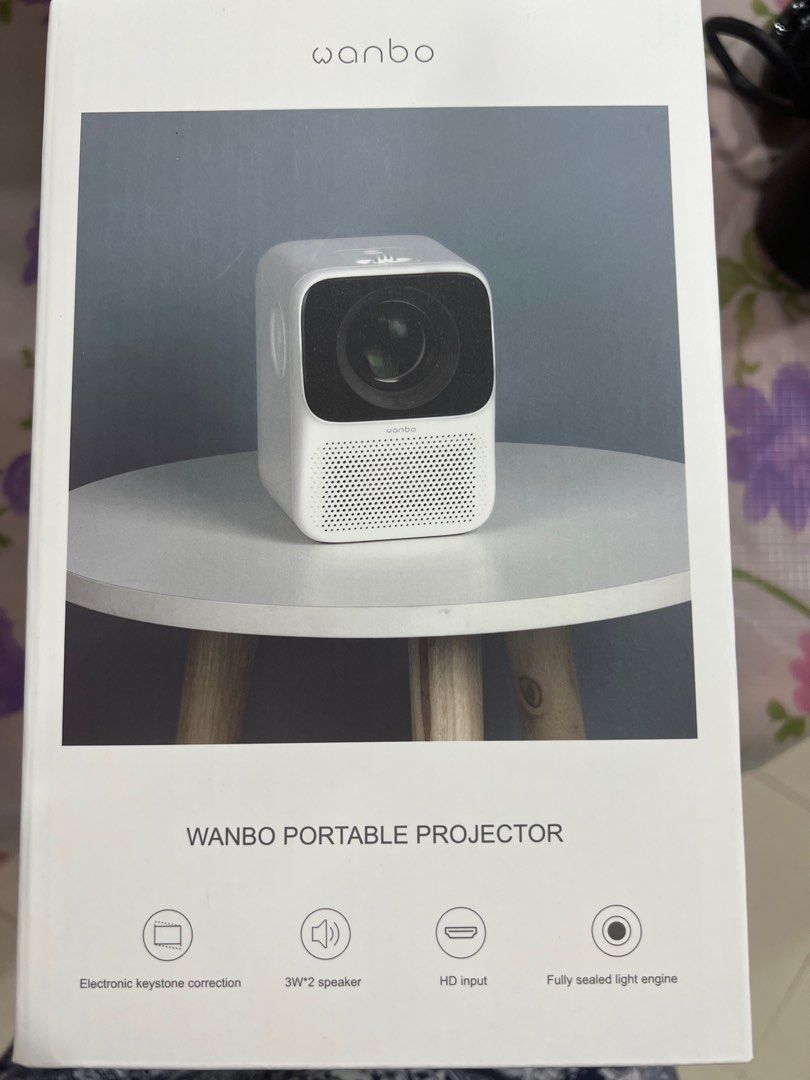 Wanbo portable projector, TV & Home Appliances, TV & Entertainment ...