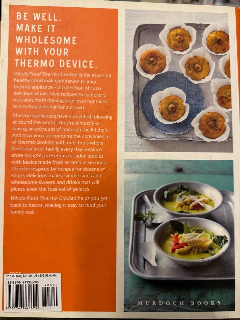Whole Food THERMO-Cooked Cook Book, Furniture & Home Living ...