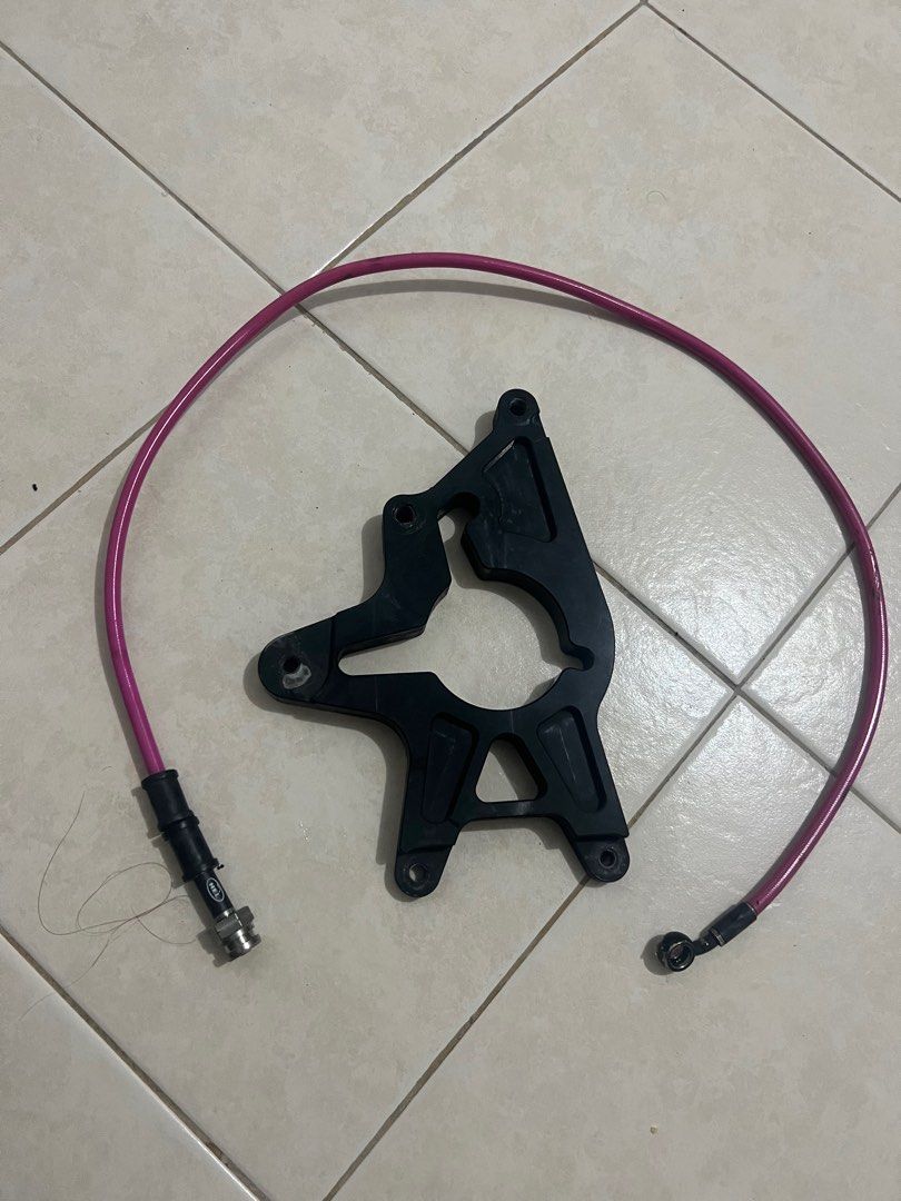 xmax brembo p2 rear underslung bracket n rear hel hose (pink ...