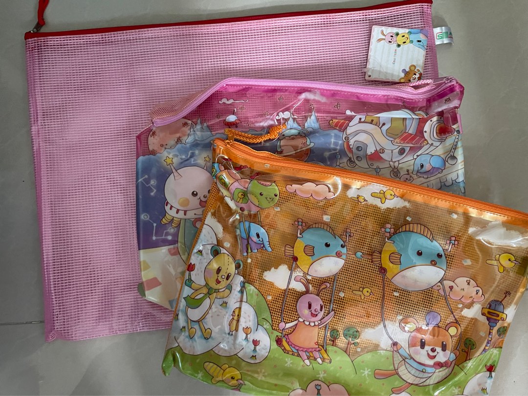 FREE zipper folders files for paper worksheet school, Hobbies & Toys ...