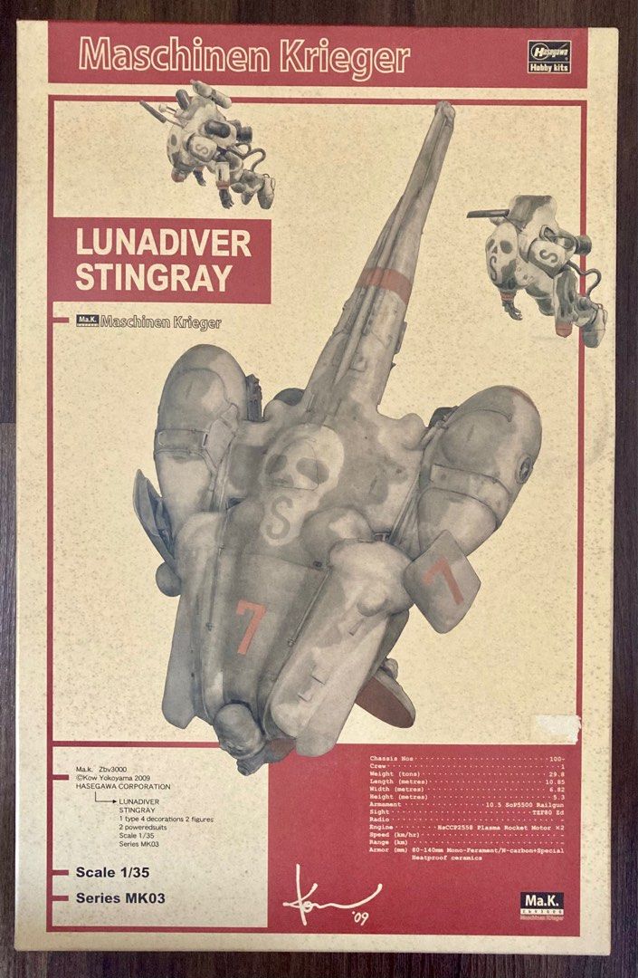 1/35 Hasegawa MaK Lunadiver Stingray, Hobbies & Toys, Toys & Games on Carousell