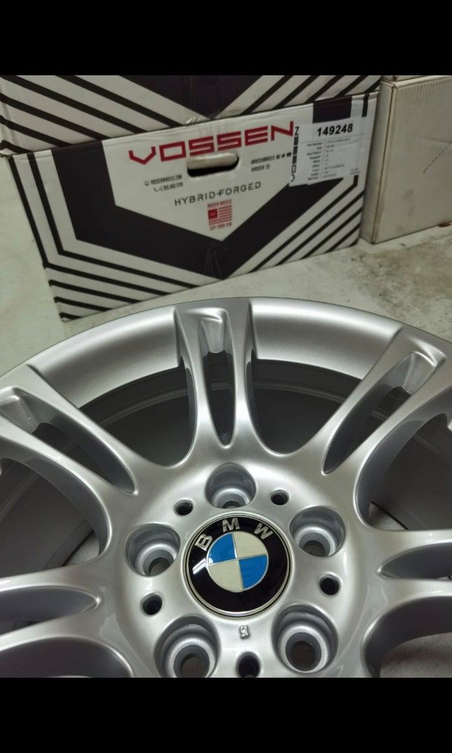 18inch BMW Rims. Original, Car Accessories, Tyres & Rims on Carousell