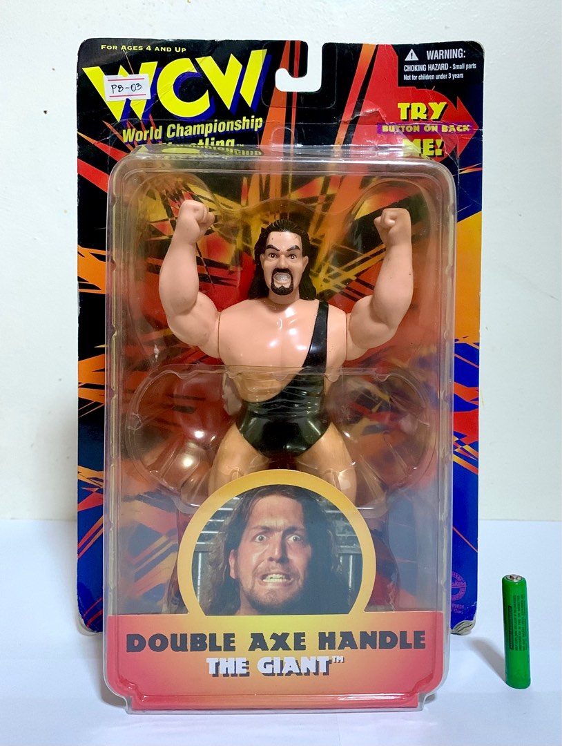 1998 WCW Double Axe Handle - The Giant, Hobbies & Toys, Toys & Games on ...