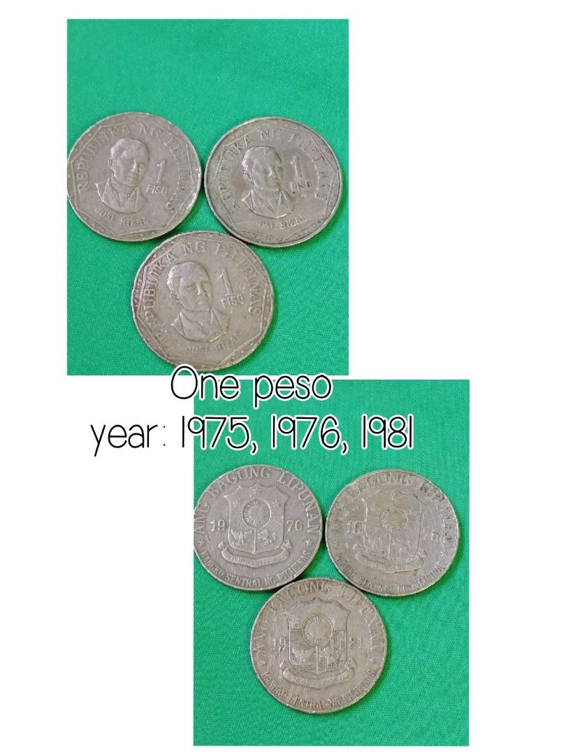 1 peso old collectible coins!, Hobbies & Toys, Memorabilia ...