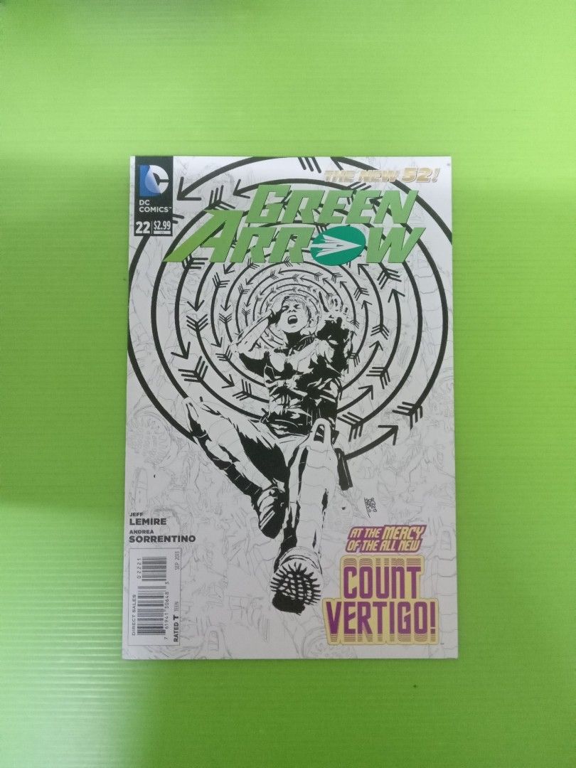 1st app Shado ! Green Arrow #22 ( Andrea Sorrentino - Cover Art ) DC ...