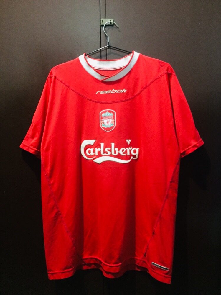 2002 Liverpool Home Jersey, Men's Fashion, Tops & Sets, Tshirts & Polo ...