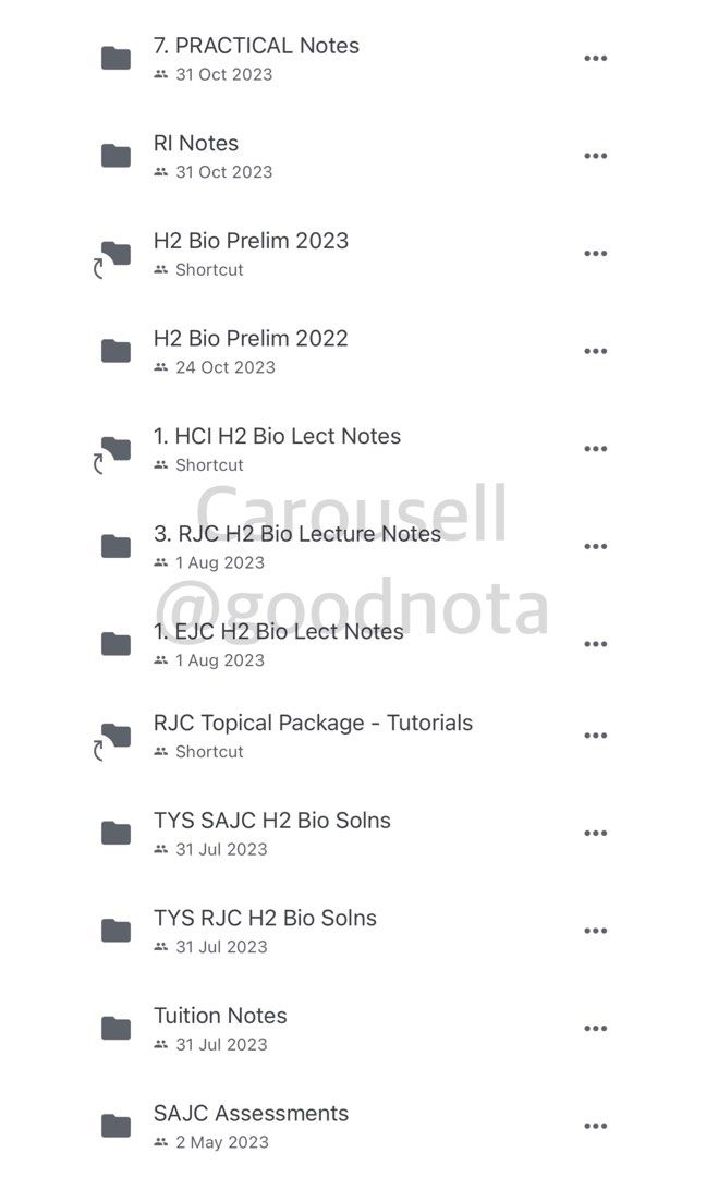 ⚡️[2025] H2 BIO Biology JC 9744 A Level Package H1 H3 RJC RI Raffles ...