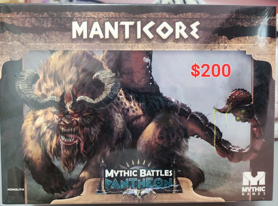 （2盒不同價錢*圖已標價*）Mythic Battles: Pantheon - Echidna's Children, 興趣及遊戲, 玩具 ...