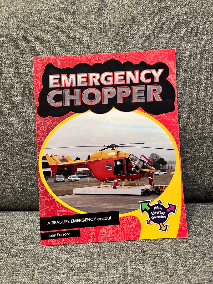兒童故事書 Children Storybook Emergency Chopper John Parsons, 興趣及遊戲, 書本 & 文具 ...