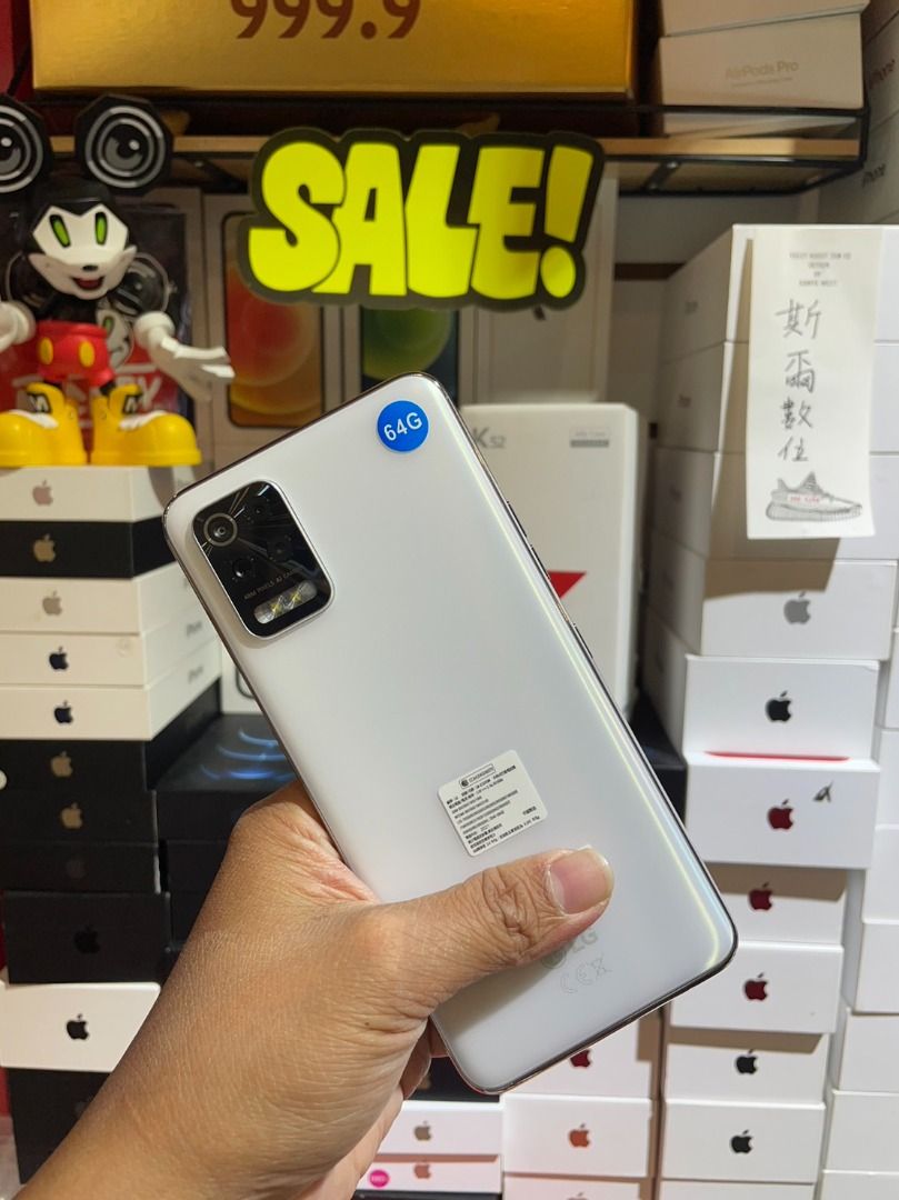 【福利品 近全新】LG K52 4GB / 64G 6.6 吋 白 盒裝 現貨 有實體店面 可面交 2265, 手機及配件, 手機, Android 安卓手機, LG在旋轉拍賣