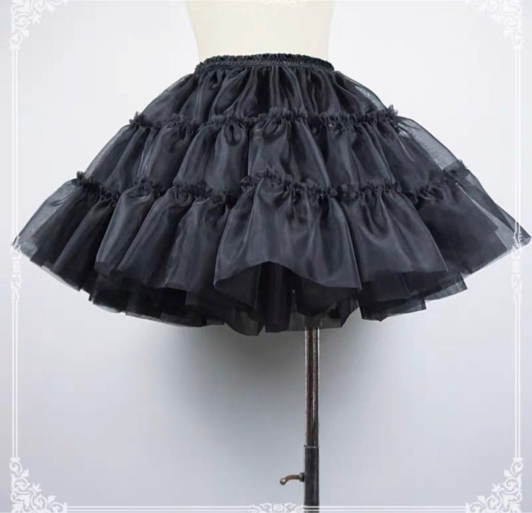 ( Rent / WTR ) Black Petticoat, Women's Fashion, Bottoms, Skirts on ...