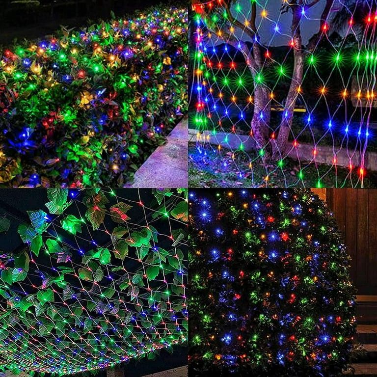 STARZ 3 Meter x 3 Meter Fairy Curtain Net Mesh Light , Multi Color , 8 ...