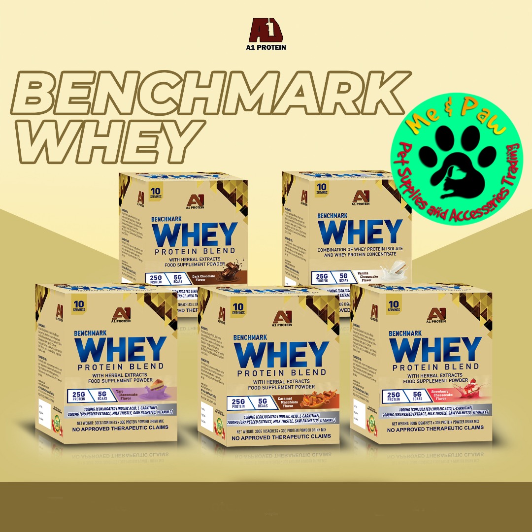A1 Whey Bench Mark 10s in Box 25g of protein per servings, Health ...