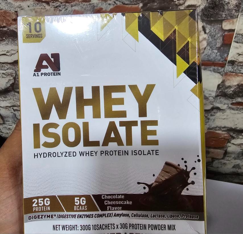 A1 Whey Isolate Protein 10s in Box, Health & Nutrition, Health ...