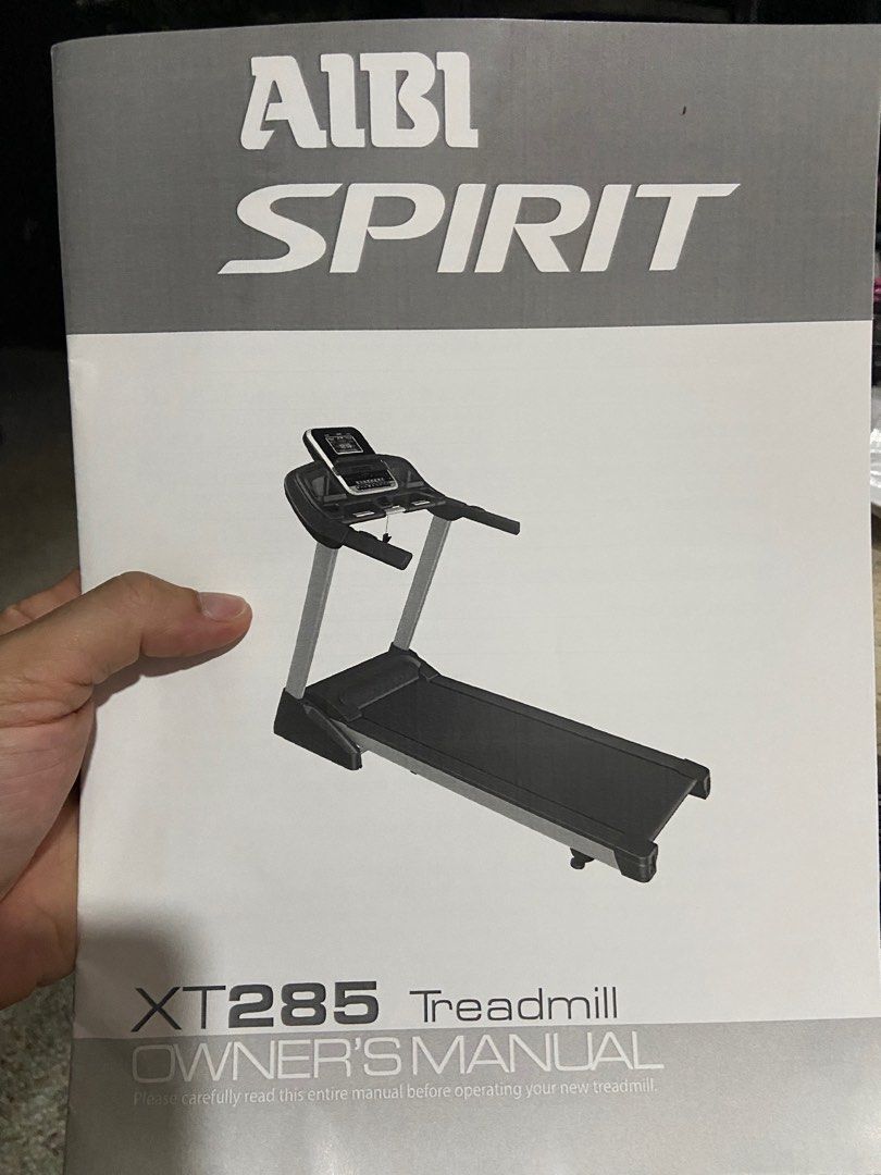 AIBI spirit XT285 treadmill, Sports Equipment, Exercise & Fitness ...