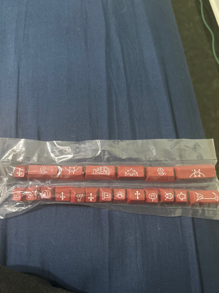akko red key caps, Computers & Tech, Parts & Accessories, Computer ...