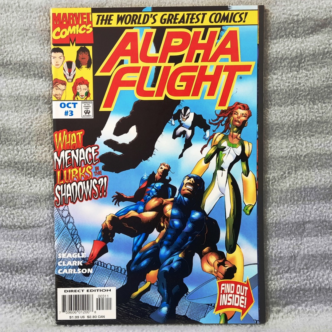 Alpha Flight #3 (2nd Series) Marvel Comics (Scott Clark, Steve Seagle, Chris Carlson), Hobbies ...