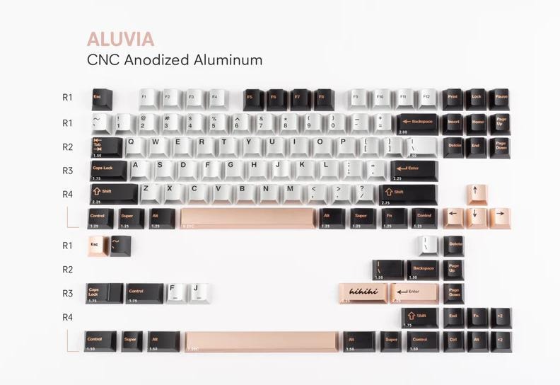 Aluvia Aluminum Keycaps by Novelkeys, Computers & Tech, Parts ...