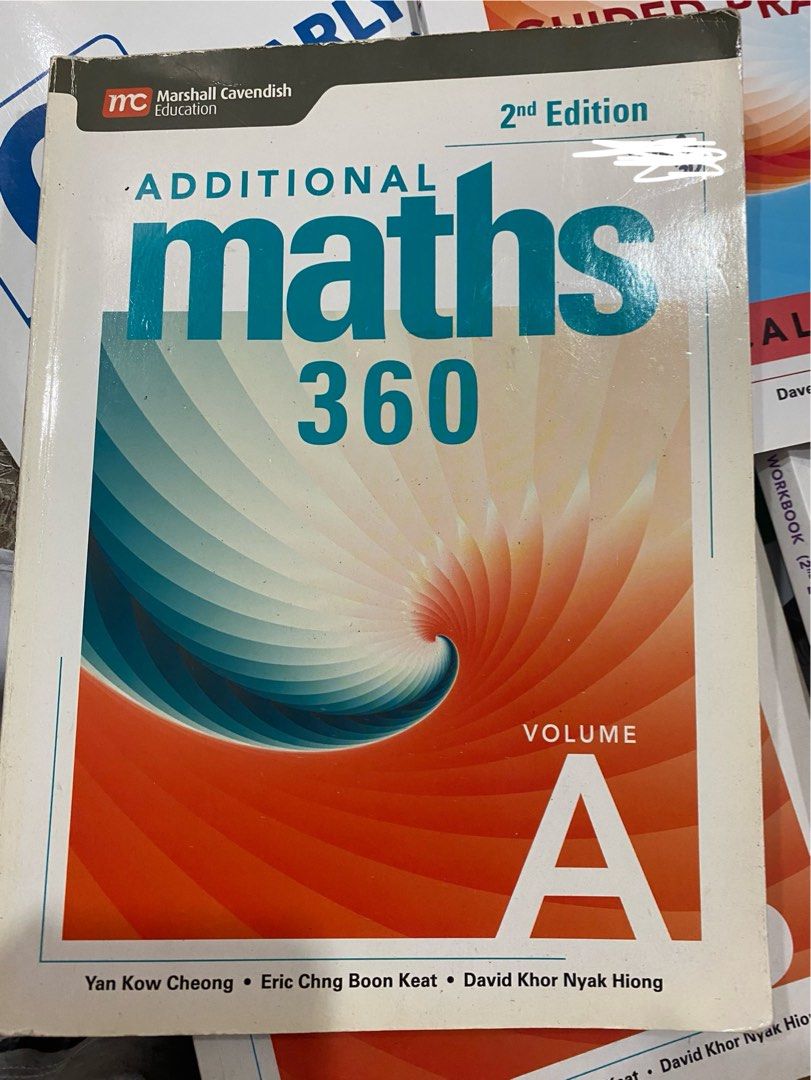 Amath 360 Additional Mathematics Textbook Workbook, Hobbies & Toys ...