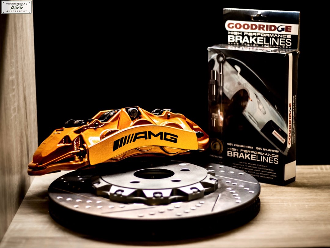 AMG C63 BBK 6 Pot Caliper Brake Kit : Mercedes W176 W177 A180 A200 A250 ...