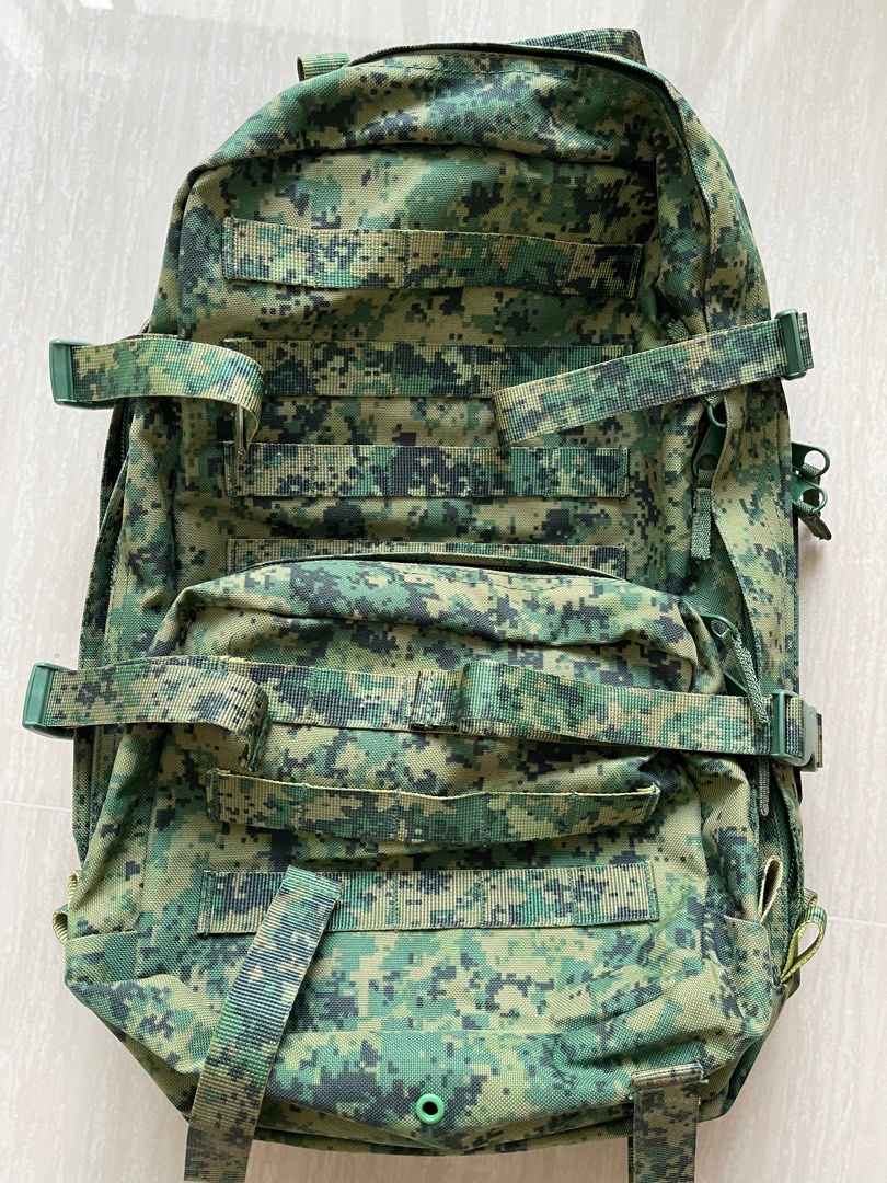 Army backpack assault bag assault pack SAF bag, Men's Fashion, Bags ...