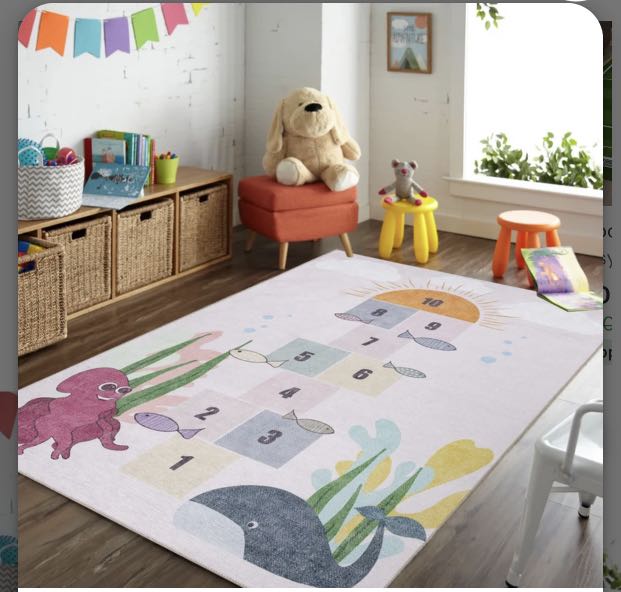 Artloop Hopscotch carpet/rug from Turkey, Furniture & Home Living, Home ...