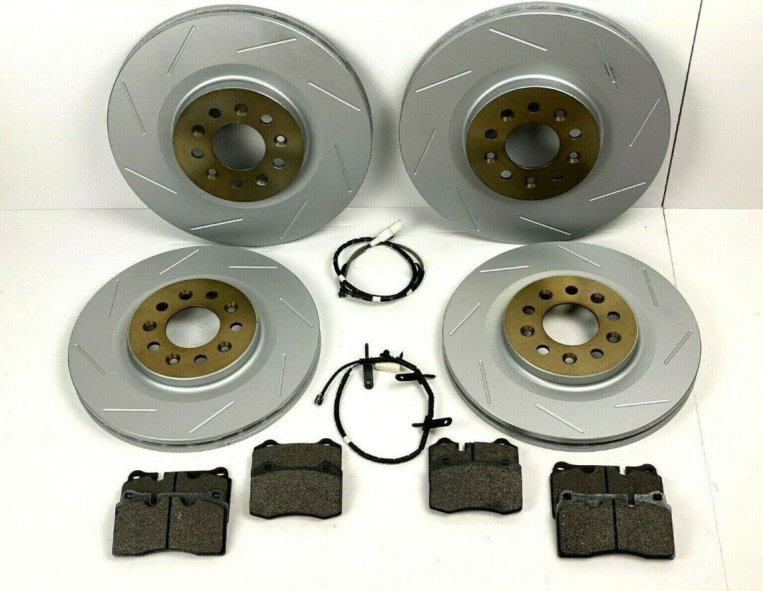 Aston Martin DB9 & V8 Vantage Front & Rear Brake Pads & Rotors Discs ...
