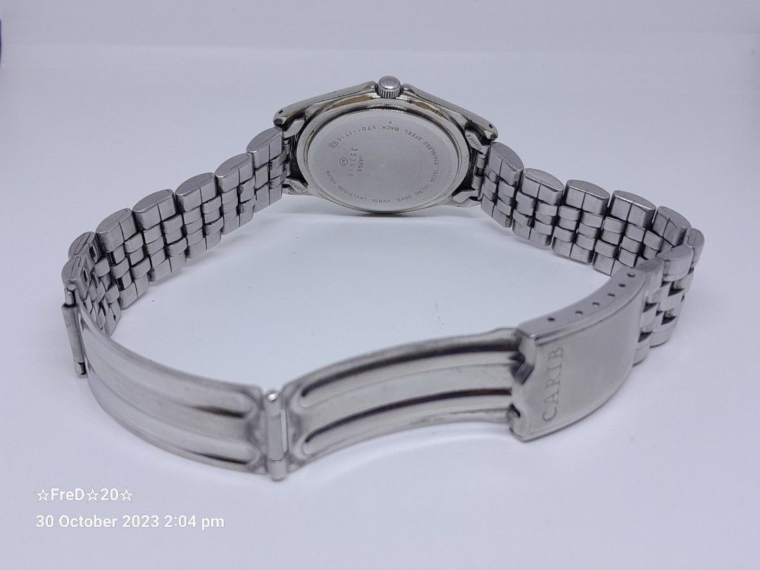 Authentic Carib by Bulova Quartz Japan Watch, Men's Fashion, Watches & Accessories, Watches on ...