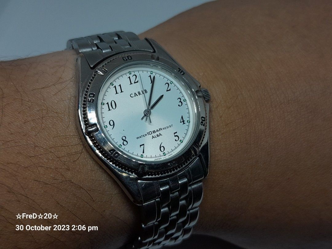 Authentic Carib by Bulova Quartz Japan Watch, Men's Fashion, Watches & Accessories, Watches on ...