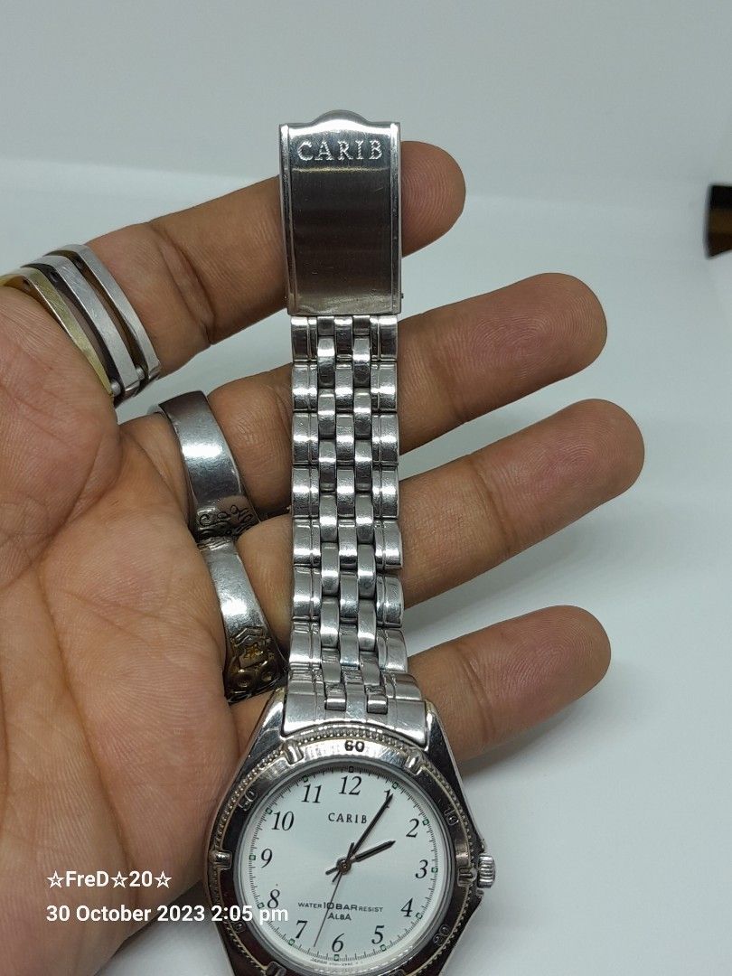 Authentic Carib by Bulova Quartz Japan Watch, Men's Fashion, Watches & Accessories, Watches on ...