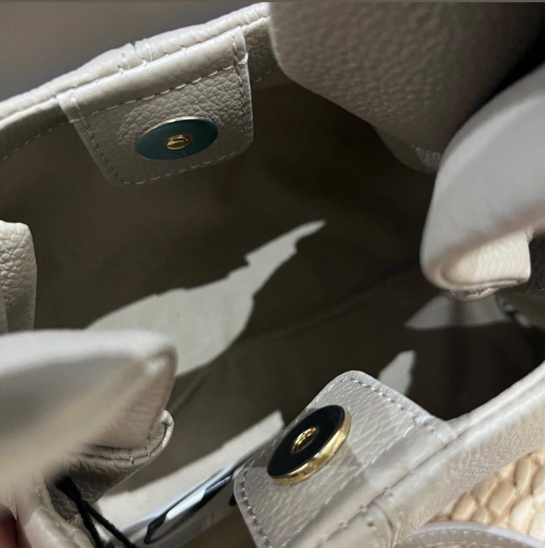 AUTHENTIC POLENE NEUF MINI TAUPE CALF LEATHER, Luxury, Bags & Wallets ...