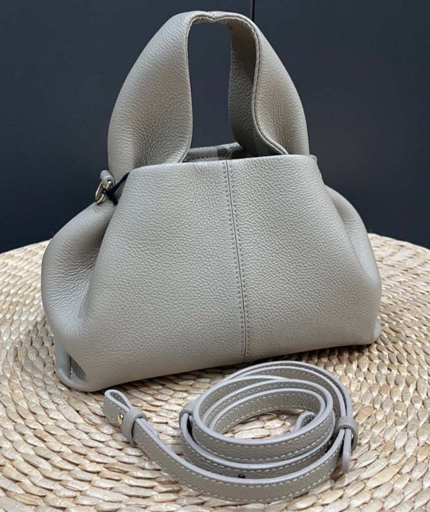 AUTHENTIC POLENE NEUF MINI TAUPE CALF LEATHER, Luxury, Bags & Wallets ...