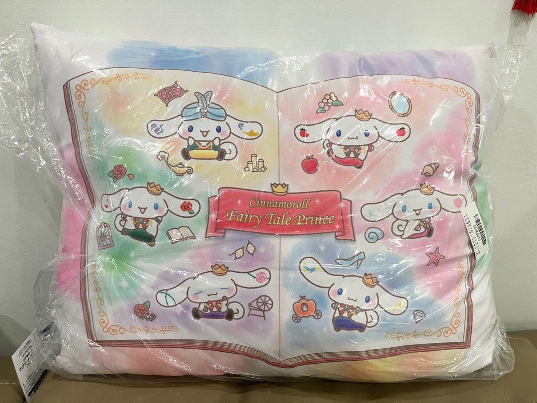 Authentic Sanrio Cinnamoroll Cinna Slipper Apple Prince Cushion Pillow ...