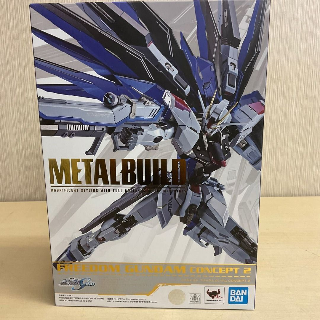 BANDAI METAL BUILD 機動戰士高達 SEED 自由高達 CONCEPT 2 約180mm ABS&PVC&壓鑄, 興趣及遊戲, 玩具 & 遊戲類 - Carousell