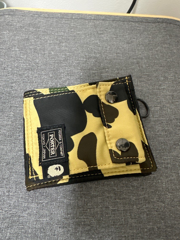 Bape x Porter Wallet, Men's Fashion, Watches & Accessories, Wallets ...