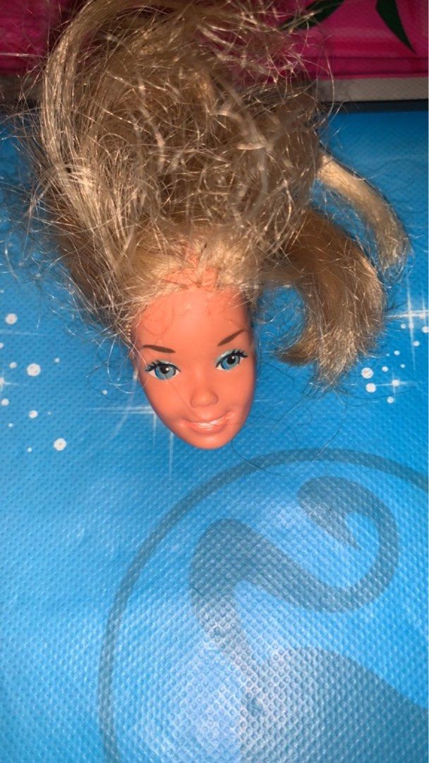 Barbie head, Hobbies & Toys, Toys & Games on Carousell