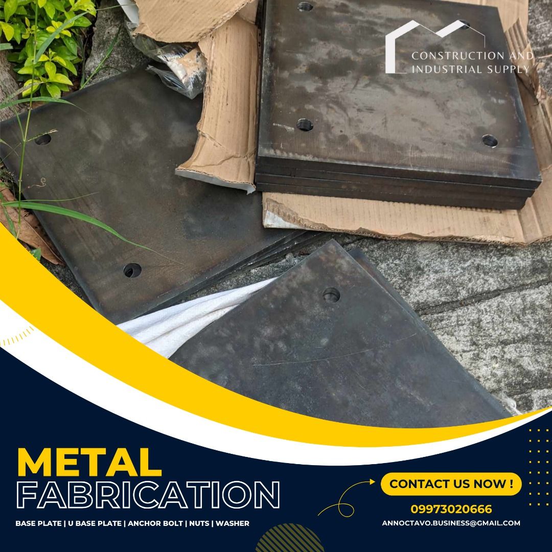 Base plate | Base Plate Fabricate | Structural base plate | Metal base ...
