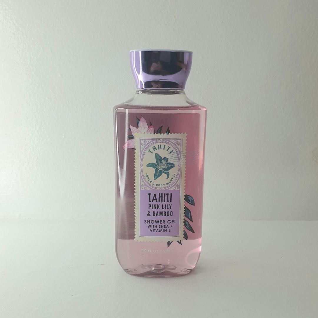 Bath And Body Works Tahiti Pink Lily And Bamboo Shower Gel Beauty