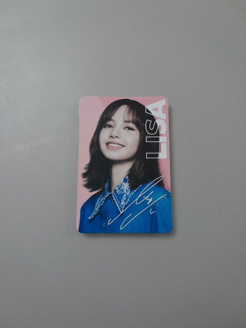 Blackpink Lisa photocard, Hobbies & Toys, Memorabilia & Collectibles, K ...
