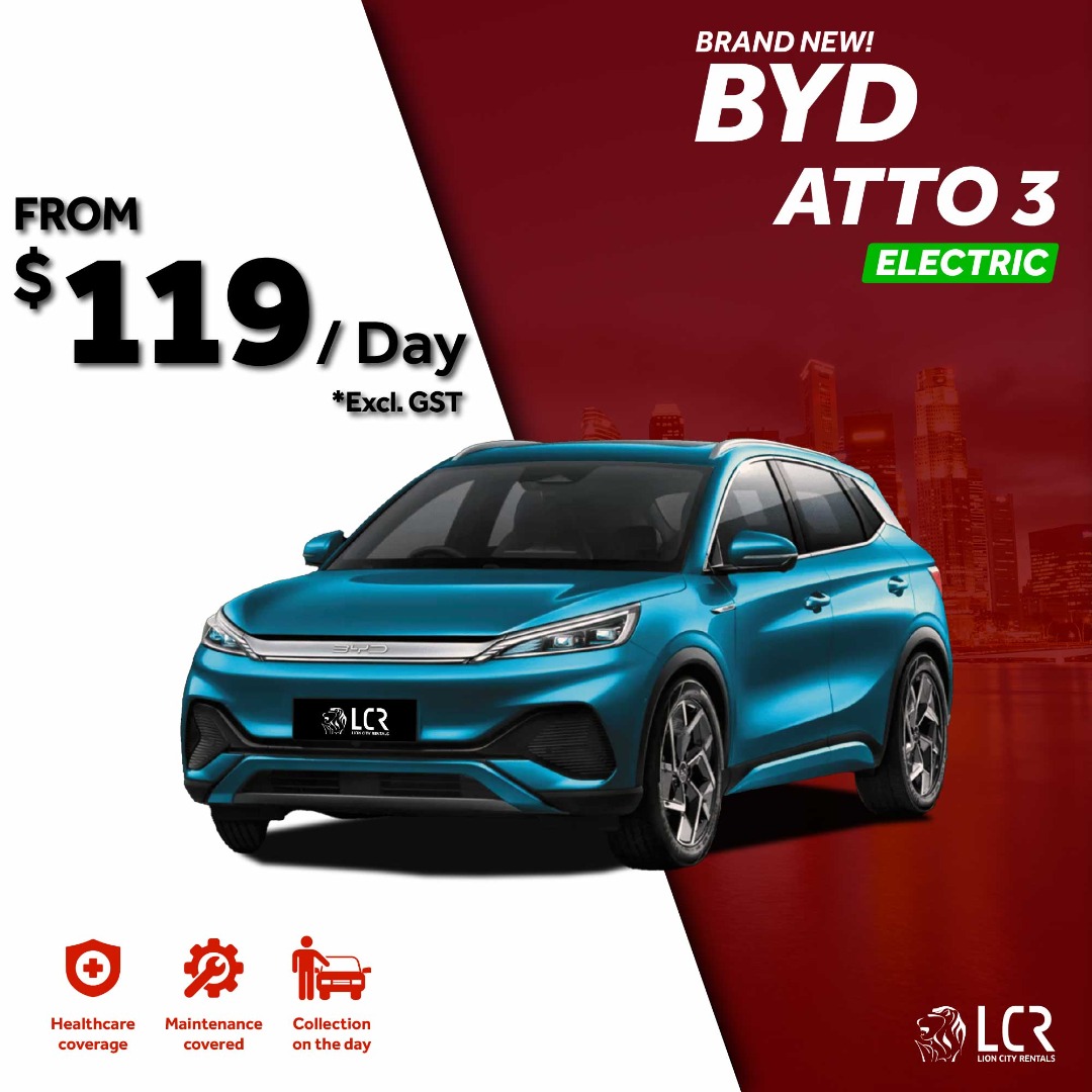 Brand New BYD Atto 3 @ $119 per day! Min Contract Required, Cars, Car ...