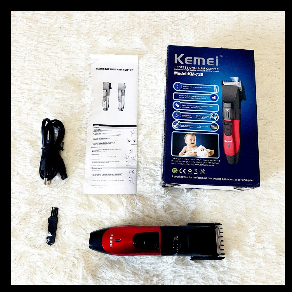 BRAND NEW, Kemei Cordless Electric Hair Clipper Trimmer Rechargeable ...