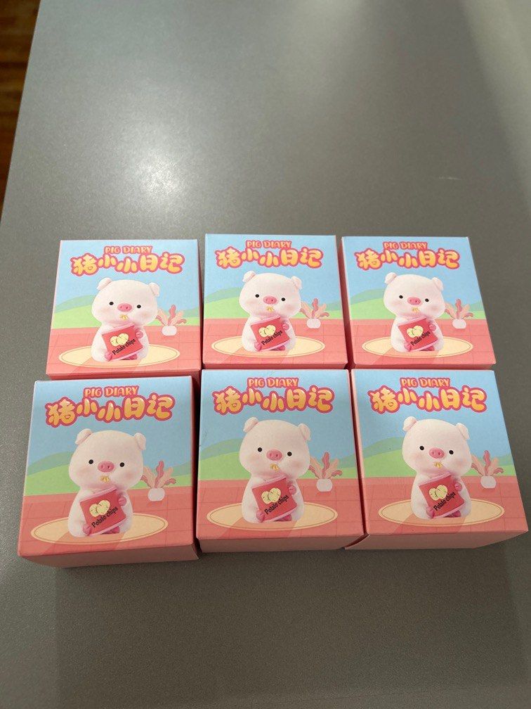 Brand new pig blind box cpcm x 7 boxes, Hobbies & Toys, Toys & Games on ...