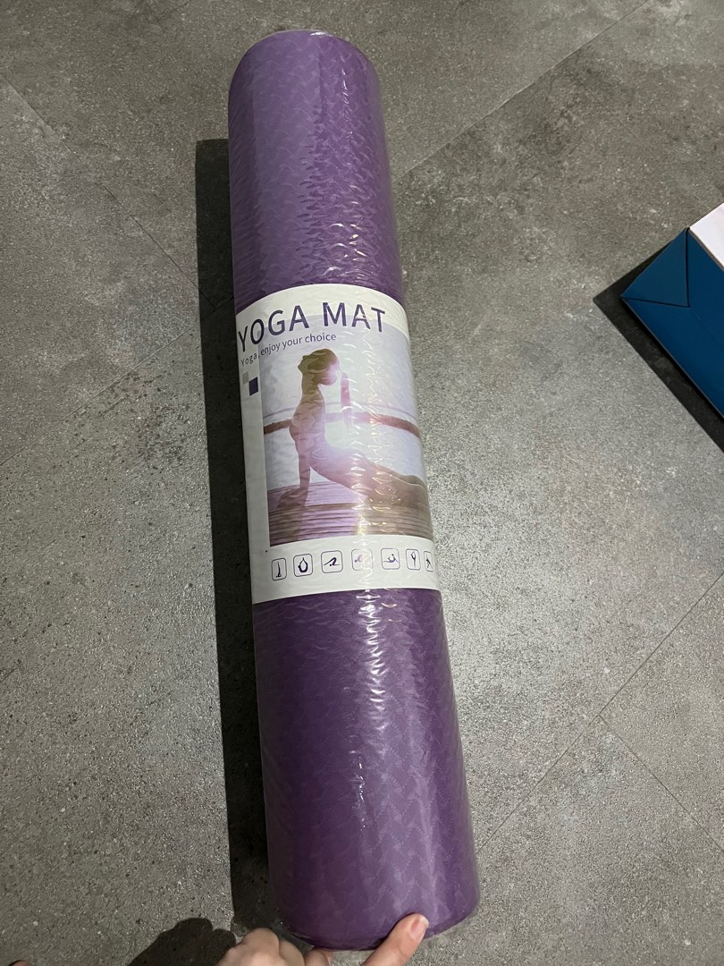 Brand New Yoga Mat in Purple, Sports Equipment, Exercise & Fitness ...