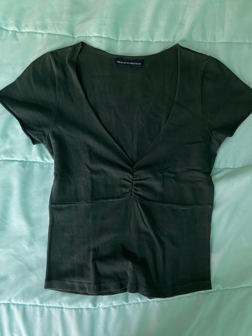 Brandy Melville Gina Top, Women's Fashion, Tops, Shirts on Carousell