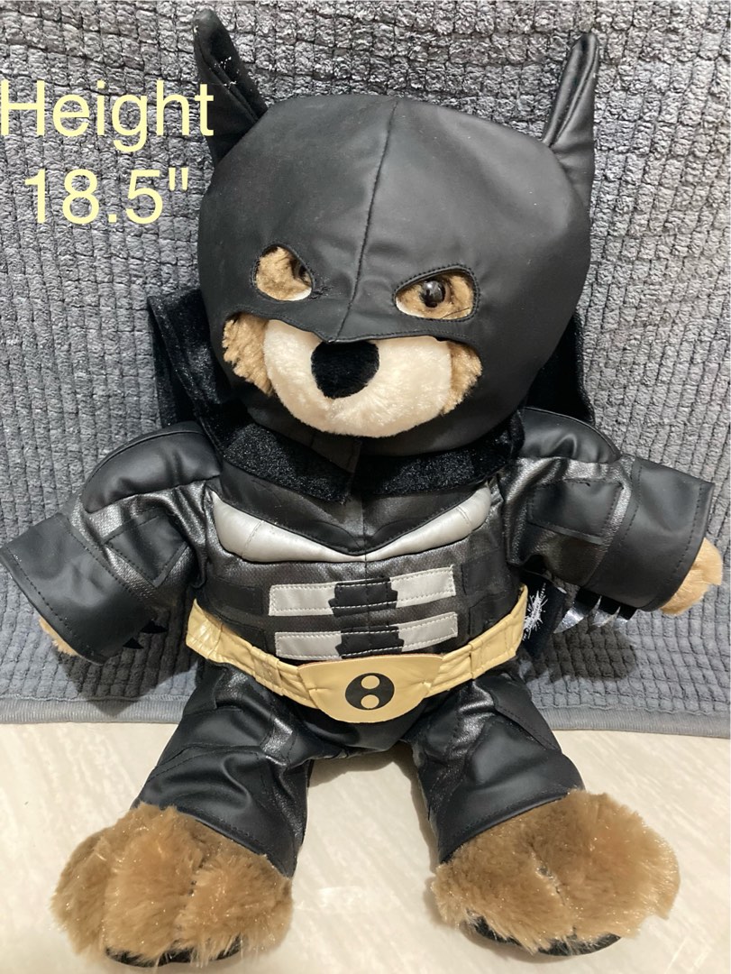 build a bear batman teddy bear dc comics, Hobbies & Toys, Toys & Games ...