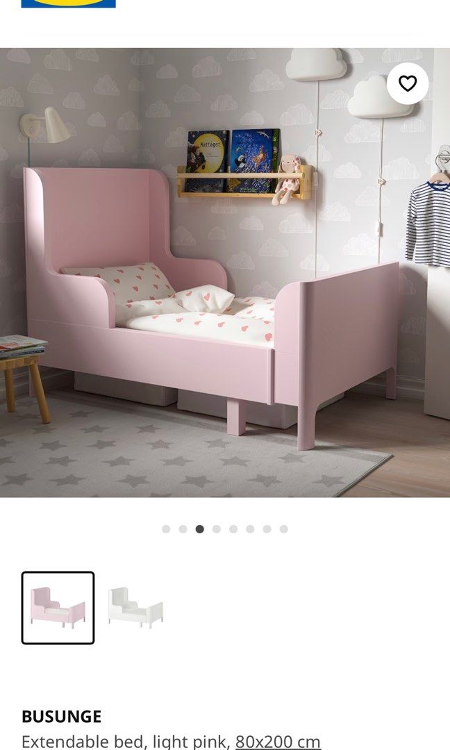 Busunge Bed Frame (Ikea), Furniture & Home Living, Furniture, Bed ...