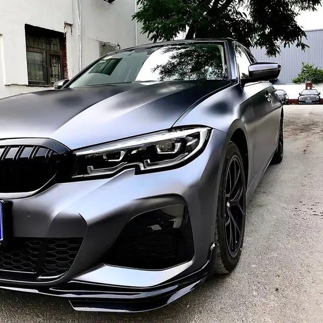 Car Wrapping Satin Matte Dark Grey, Car Accessories, Car Workshops ...
