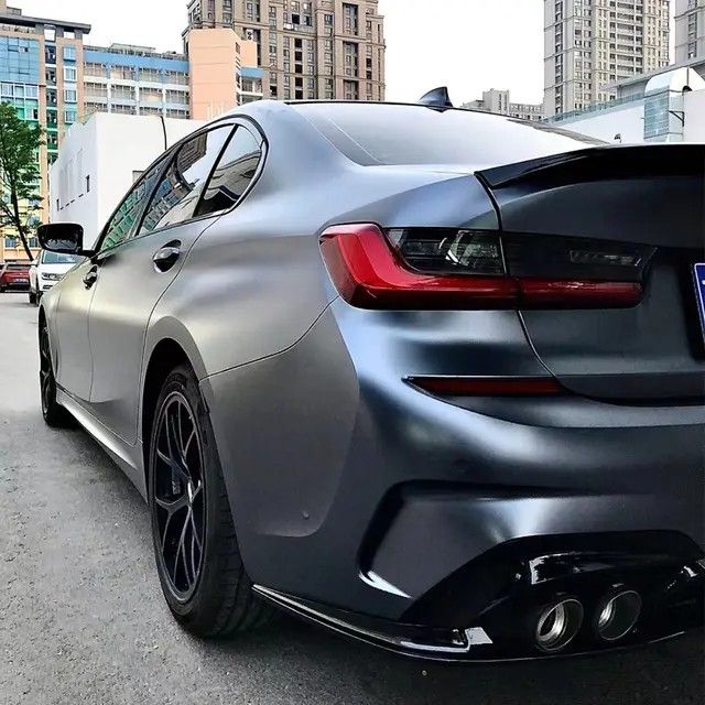 Car Wrapping Satin Matte Dark Grey, Car Accessories, Car Workshops & Services on Carousell