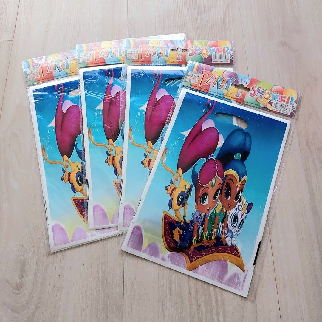 Cartoon Goodie Bag Packaging Birthday Party Loot Bags Door Gift Disney ...