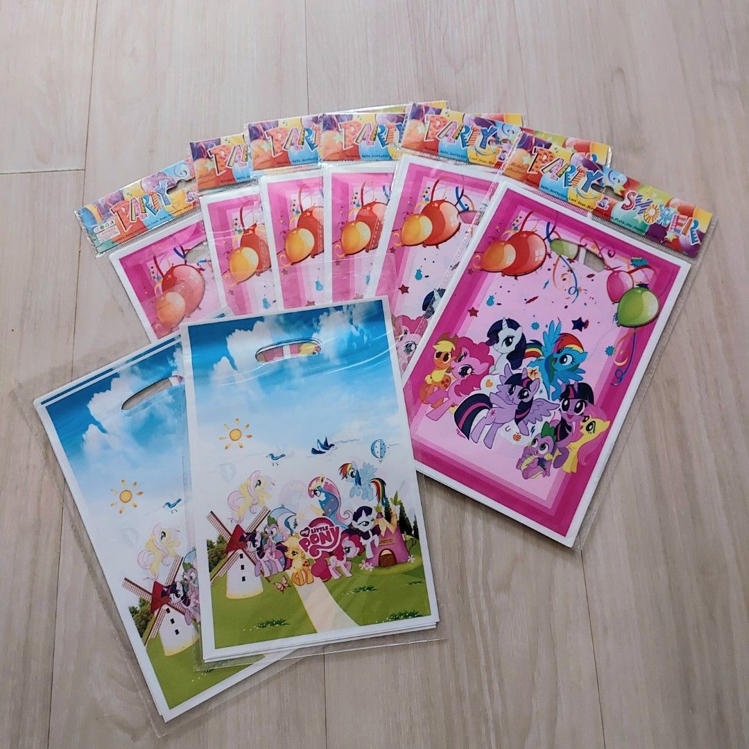 Cartoon Goodie Bag Packaging Birthday Party Loot Bags Door Gift Disney ...